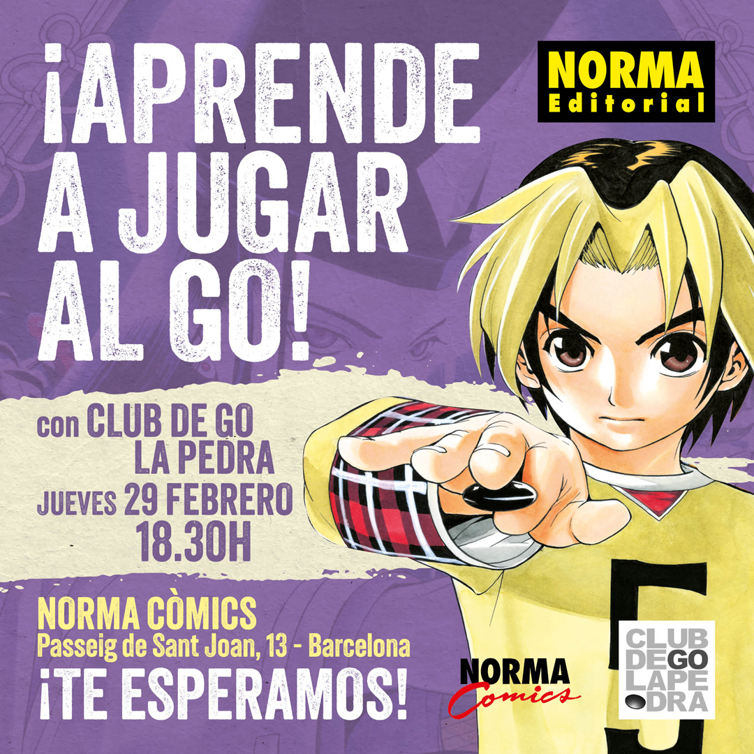 Aprende a jugar al Go en Norma Comics - Norma Editorial